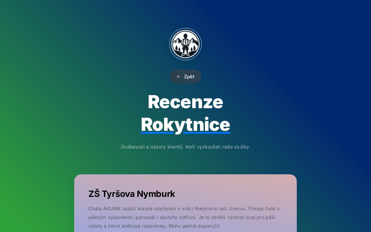Recenze - Školy v přírodě